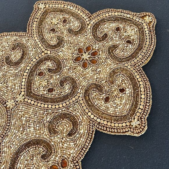 Pier 1 | Dining | Pierone Fully Beaded Table Runner | Poshmark